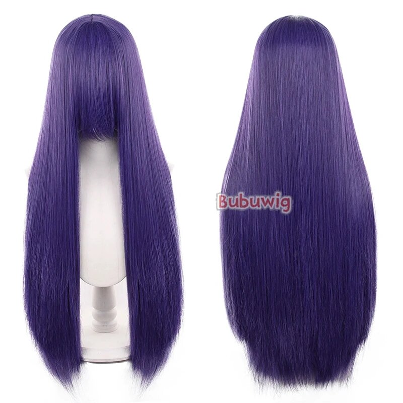 Фиолетовый парик BUBUWIG, 80 см, Цвет 23