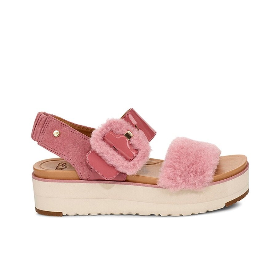 Сланцы UGG, размер EU 38.5 стопа (24.5CM), розовый, — фото 1