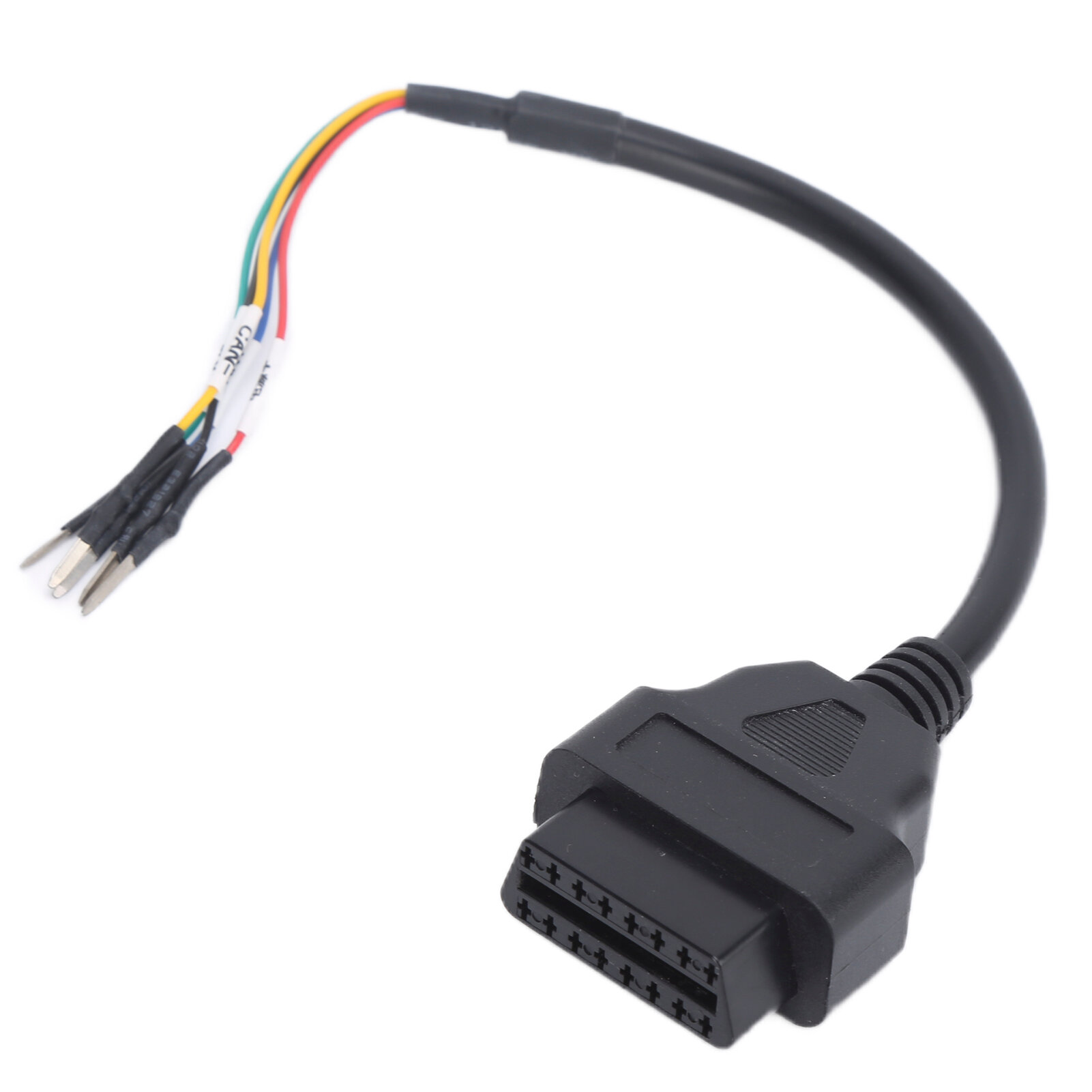 Адаптер OBD кабеля 16 пинов для диагностики двигателя грузовиков и мотоциклов, черный ABS