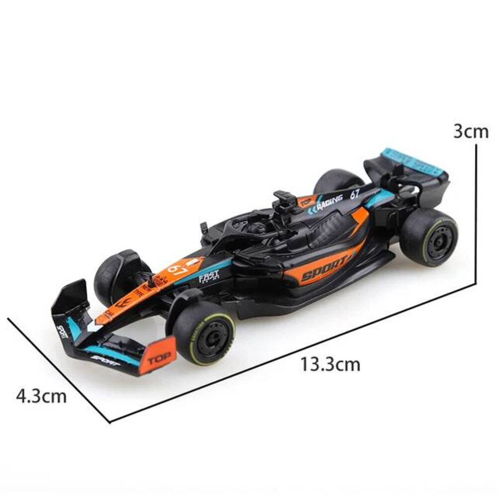(в упаковке) 1:43 F1, модель автомобиля McLaren Formula Alloy, имитация автомобиля, детские гоночные автомобили, игрушечные модели для мальчиков, украшения для автомобилей