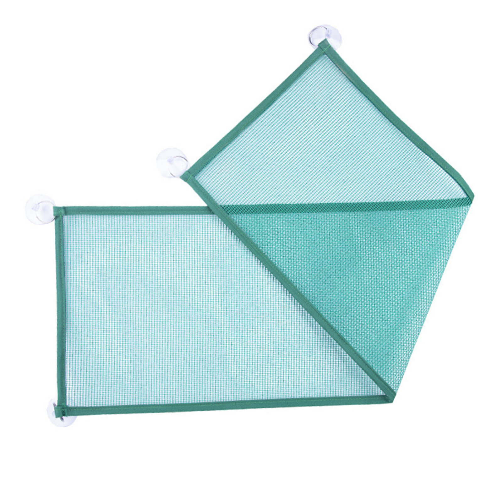 Reptile Mesh Hammock Rectangle Summer Hanging Breathable Net Bed with Suction Cups for Lizard Snake Green