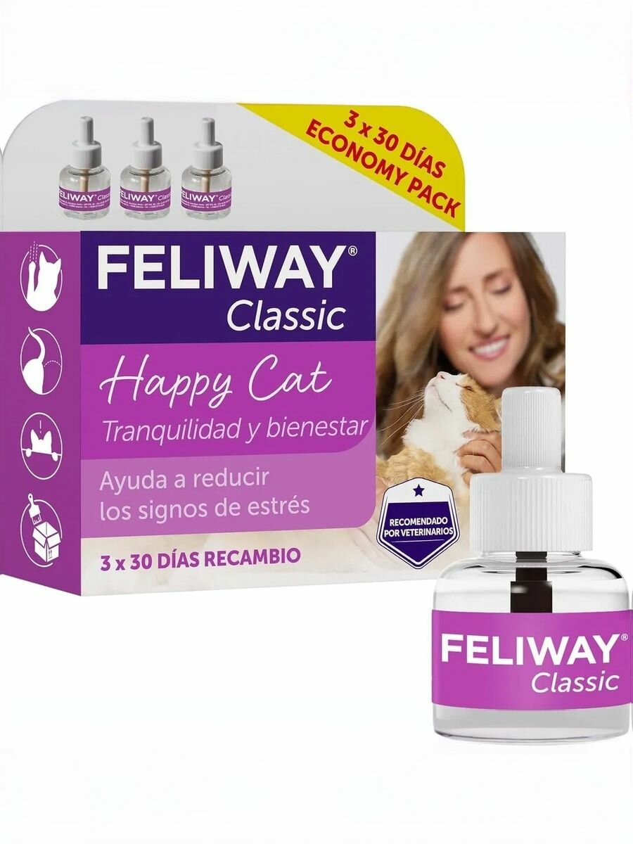 Феливей ( FELIWAY) Classic - Феромон для кошек ( сменный блок 48мл )