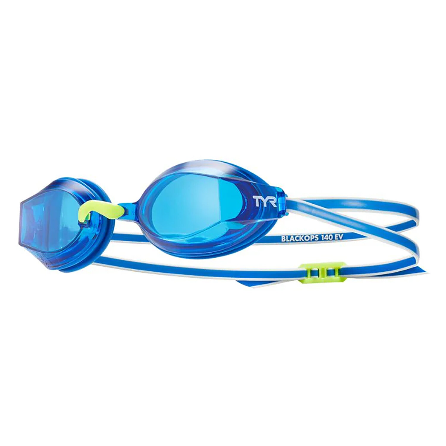 Очки для плавания детские TYR Youth Black Ops 140 EV Racing Голубой