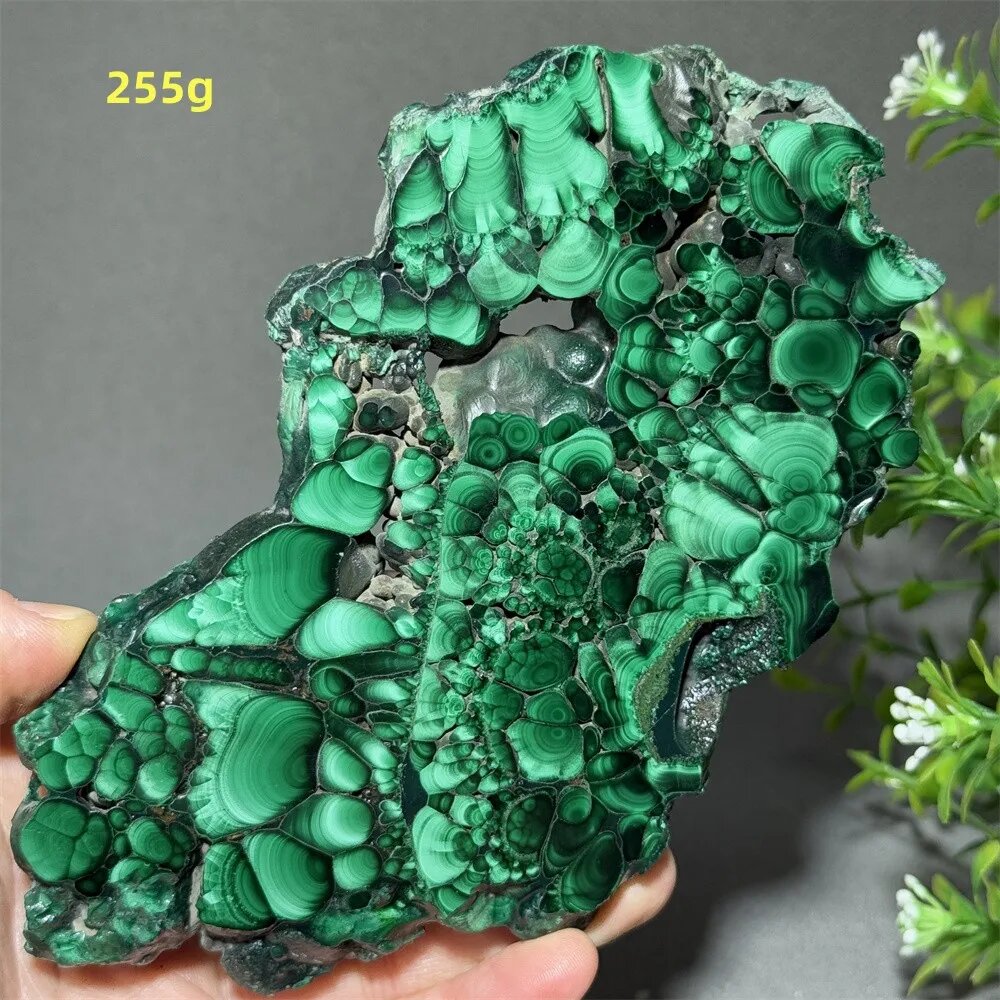 Малахитовый сланец для дома 5 255g