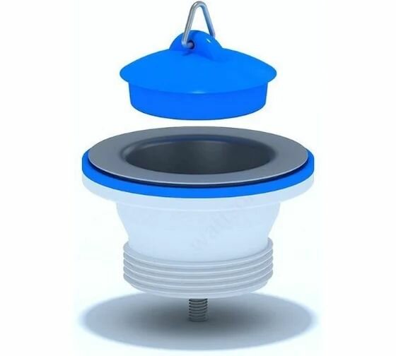 Выпуск 1"1/2 с пробкой и нержавеющей сеткой АНИ пласт, М105