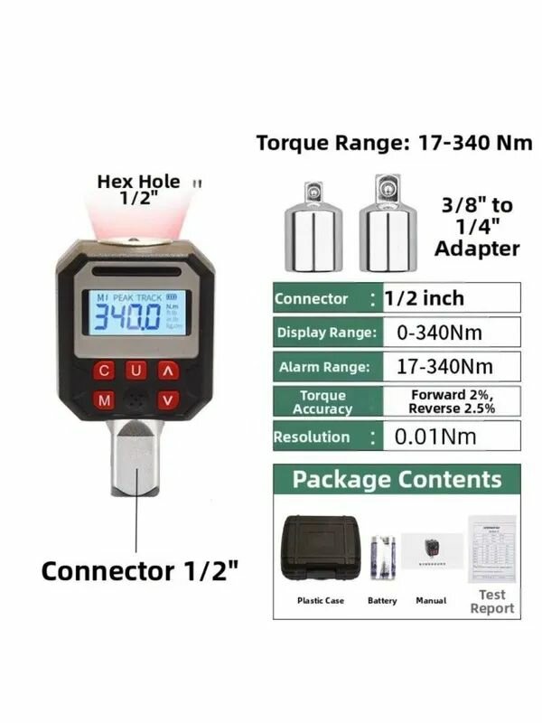 Цифровой адаптер динамометрического ключа