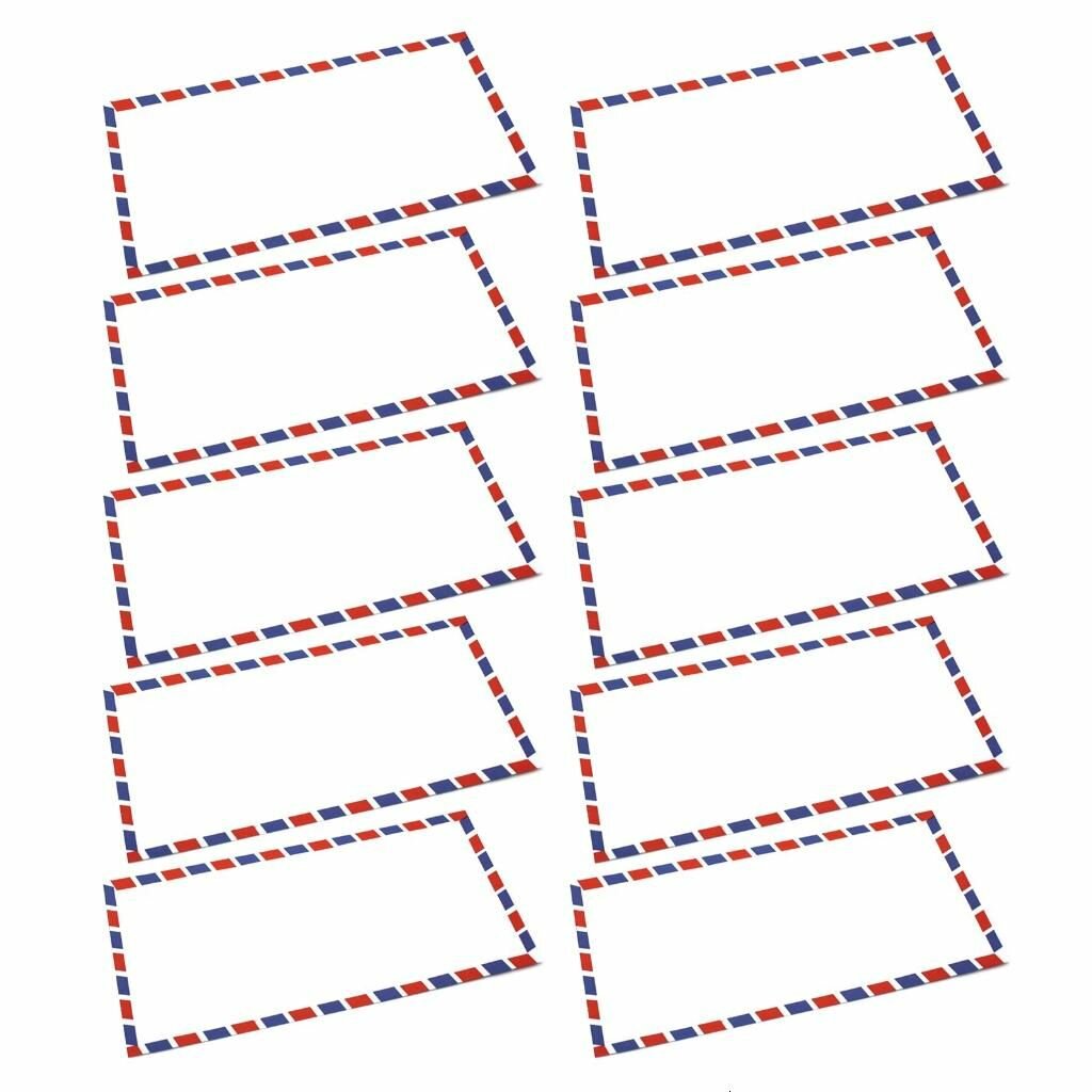Конверты авиапочтовые 5/15/20 шт, 10