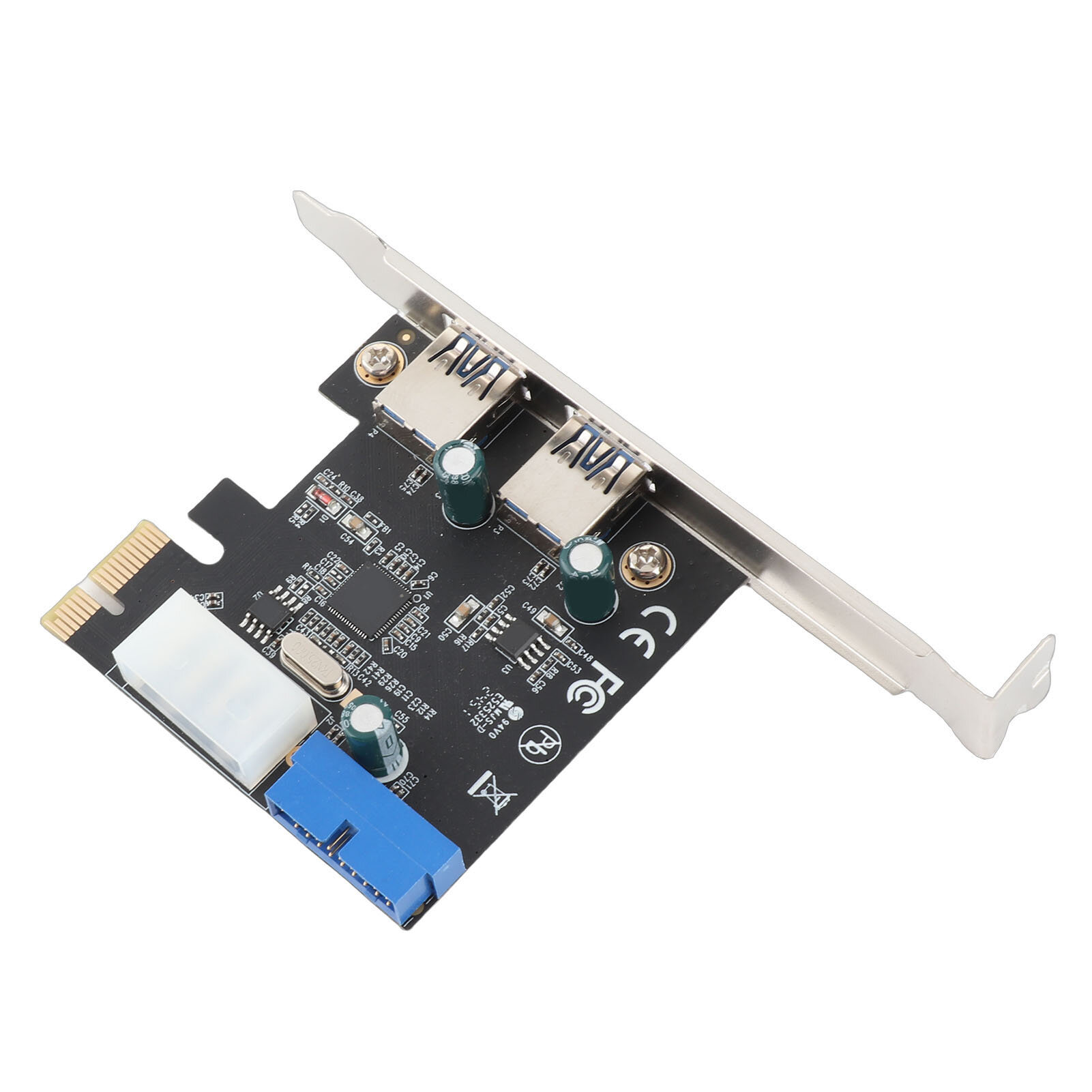 Плата расширения USB 3.0, 2 порта, 19 контактов, 4P PCI-E — адаптер контроллера платы расширения USB 3.0.