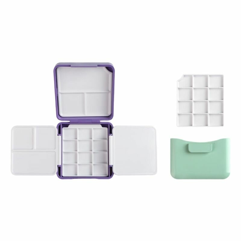 Акварельная палитра с поддоном для кистей