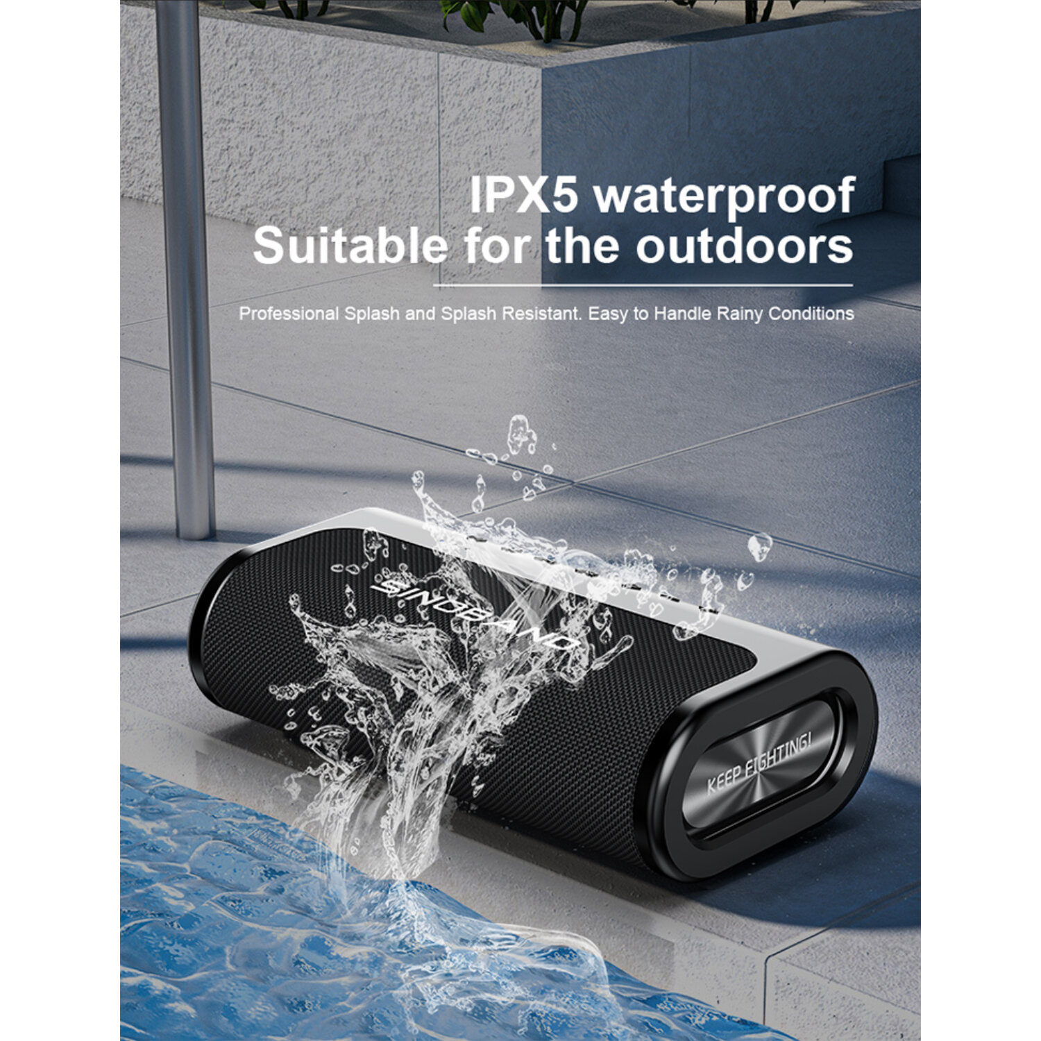Динамик XDOBO SINOBAND BOOK Bluetooth 80W беспроводной сабвуфер IPX5 водонепроницаемый портативный для улицы, поддержка Bluetooth 5.3, TF-карта до 64GB, разъем AUX 3.5mm, функция зарядки USB-флешек, TWS, батарея 10400mAh, вес 1650г, размеры 245*130*75мм
