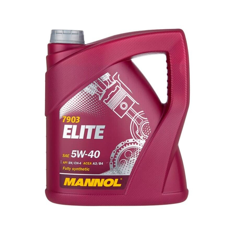 Масло моторное MANNOL ELITE 5W40 4 литра для вашего автомобиля