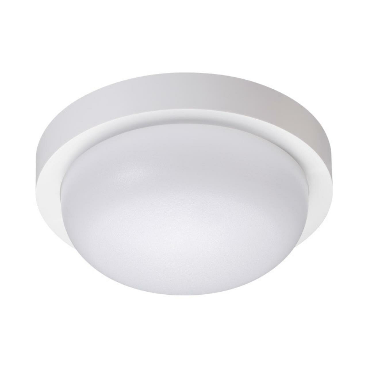 Светильник уличный настенный, потолочный белый Novotech Opal 358014 IP65 LED 4000К 12W 220V