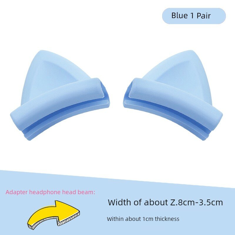 Чехол для наушников Hurricane 23 с кошачьими ушками, силиконовый, универсальный, для Siberia S21 K9, милые аксессуары