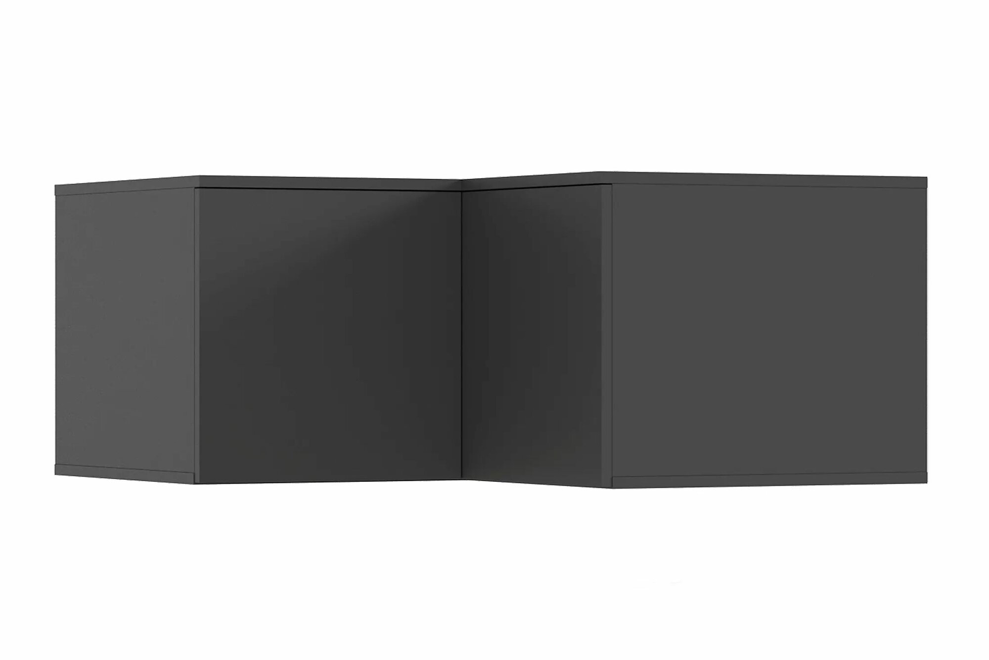 Норд Антресоль угловая (Графит)