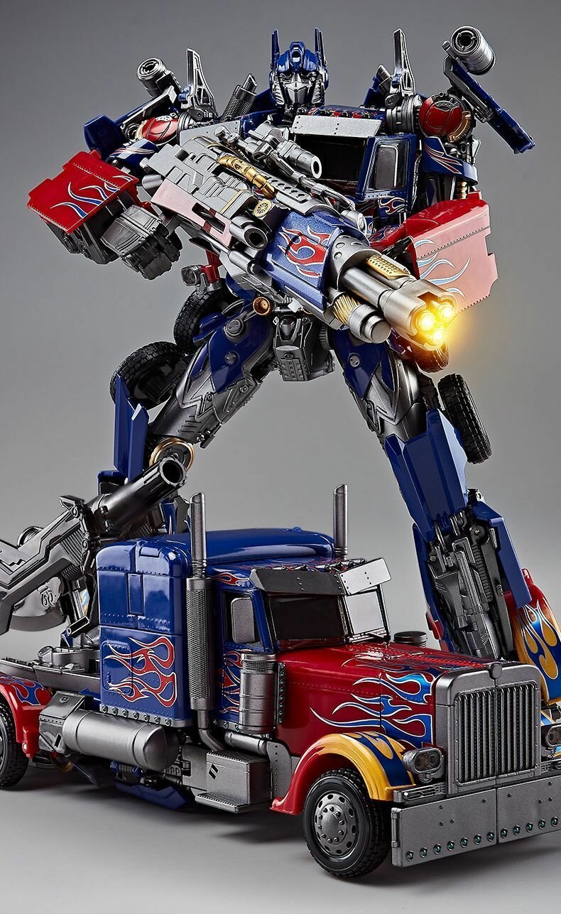 Трансформер XP-24S Optimus Prime / Оптимус Прайм - с полным арсеналом :33cm, с металлическими деталями, Деформация два в одном, Роботы, Подарок мальчику, подарок коллекционеру