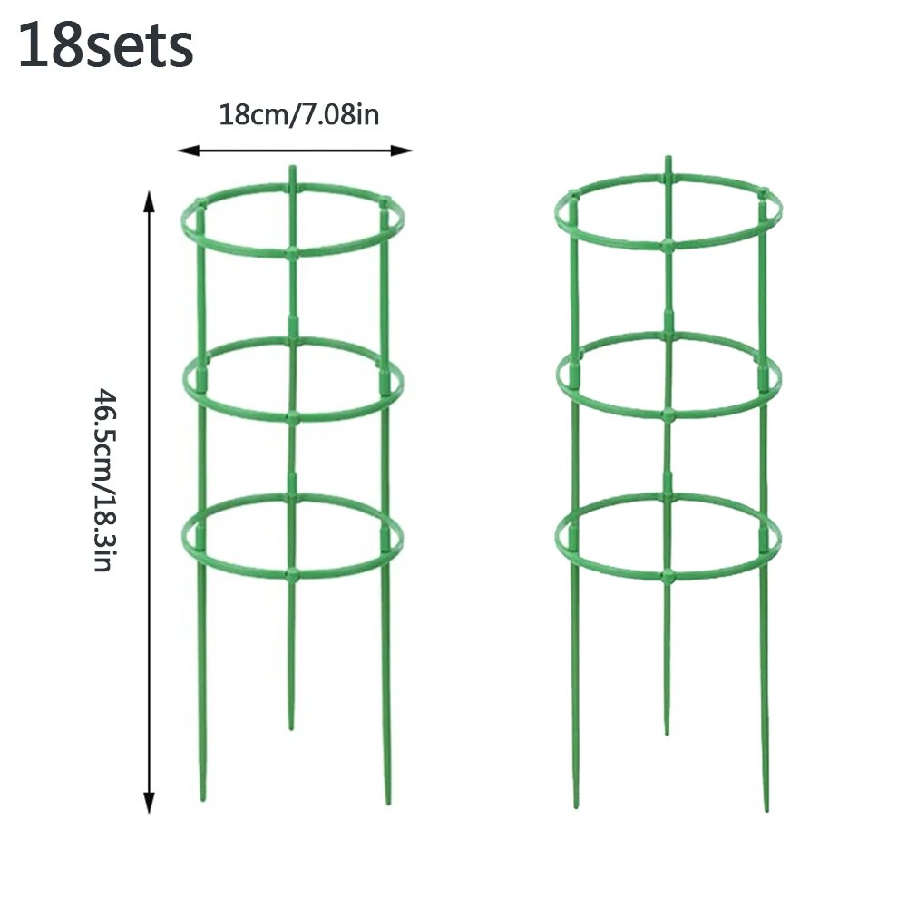Пластиковая Полукруглая Опора Для Растений Для Бонсай, Фиксация Стебля, Садовое Кольцо Для Цветов, Держатель Для Растений