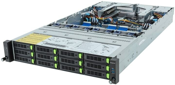 GS9900a/pro2U (Z0963571): 2 x EPYC 9274F/ 512 Гб/ 2 x 960 Гб SATA SSD/ RAID