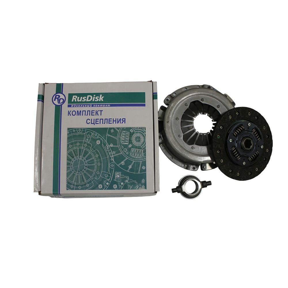 RusDisk Сцепление дв. МТЗ-320 ( дв. Lombardini LDW1603/B3, MMZ-3LD), лепестковое в сб. арт.75901