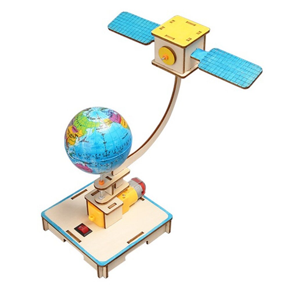 Обучающая физическая игрушка Модель орбитального спутника Наборы для научных экспериментов для детей Научная игрушка для школы и дома