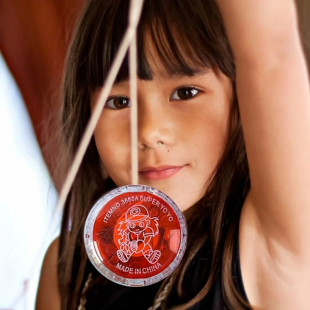 Светящиеся игрушки йо-йо, отзывчивый шарик с подшипником, светодиодная подсветка йо-йо для детей, начинающих