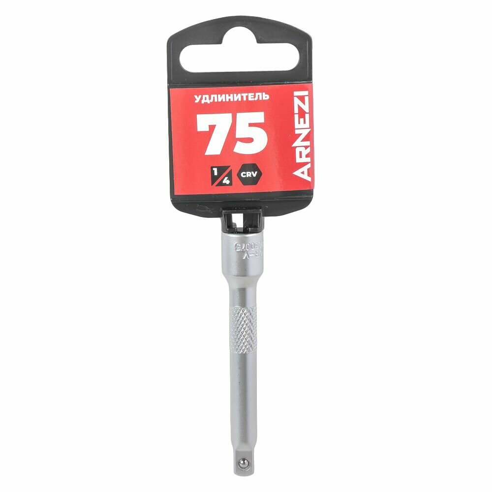 Удлинитель 1/4" L 75мм на холдере Arnezi R0060075