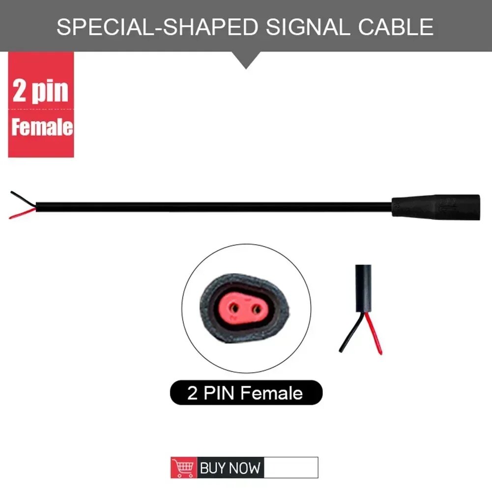 2 Pin Female специальный сигнальный кабель