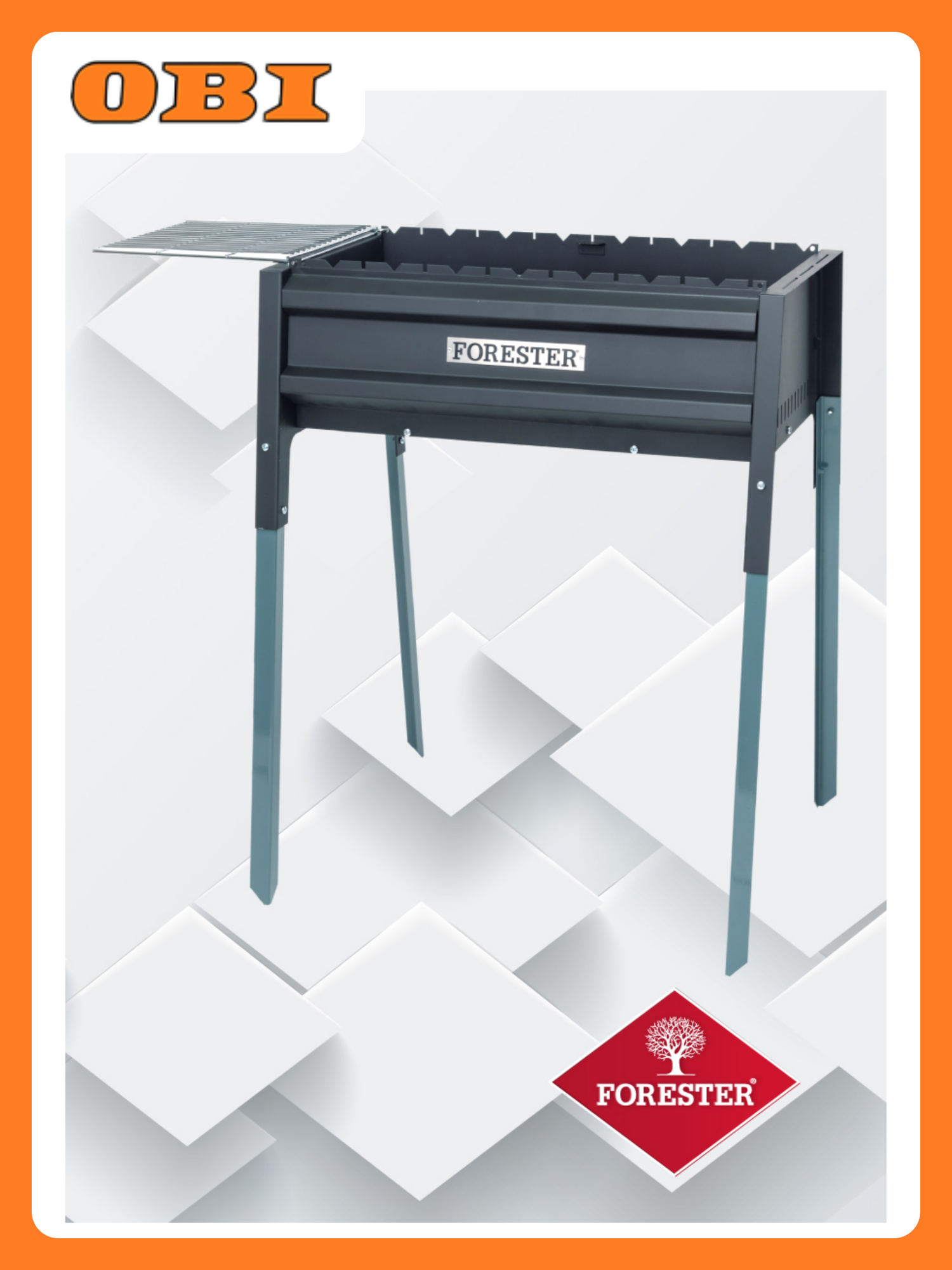 Мангал Forester Expert 64х37х81 см