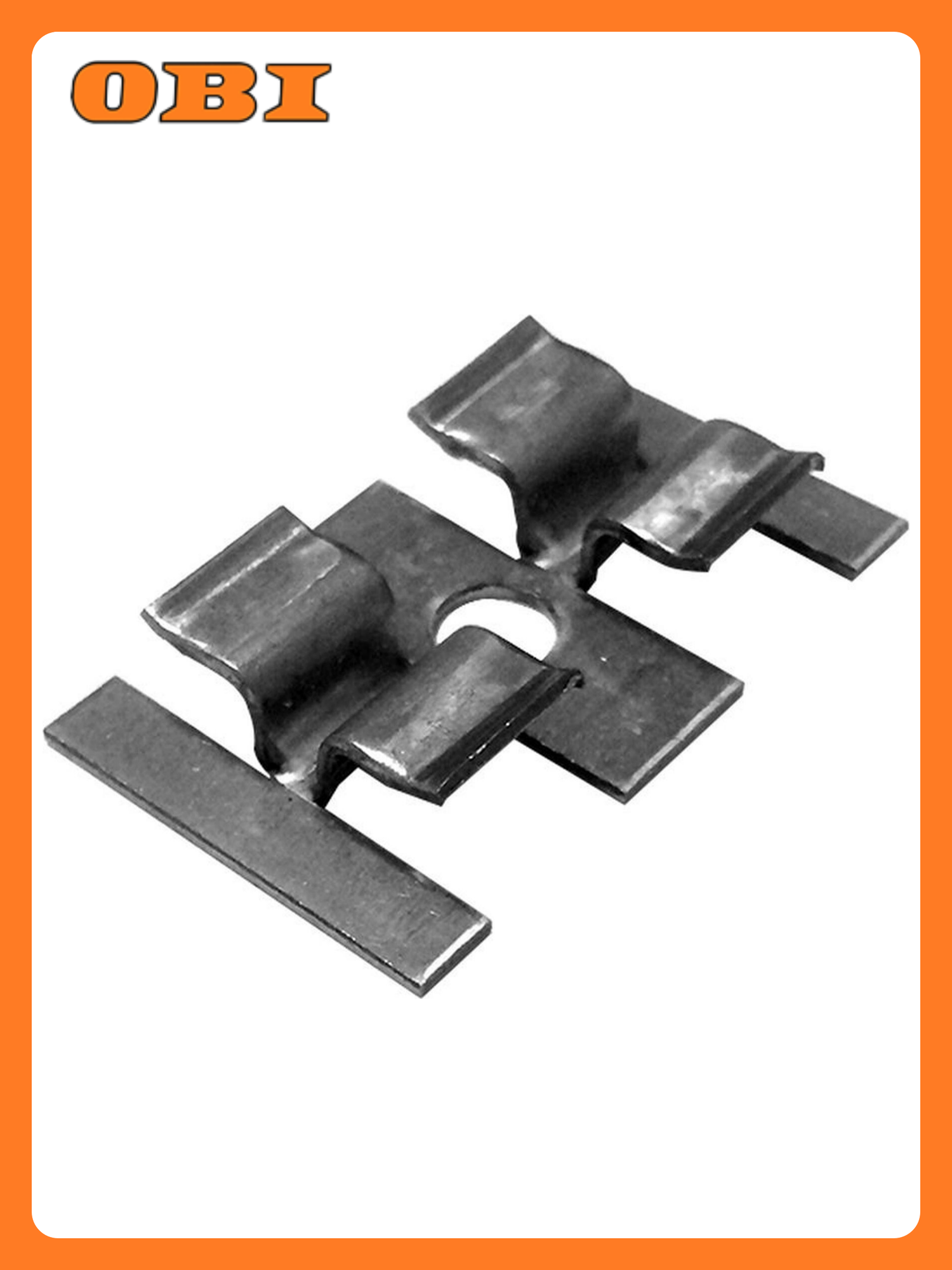 Клипса монтажная MultiDeck, оцинкованная сталь, длина 0,2 м, ширина 18,5 см, 23 шт