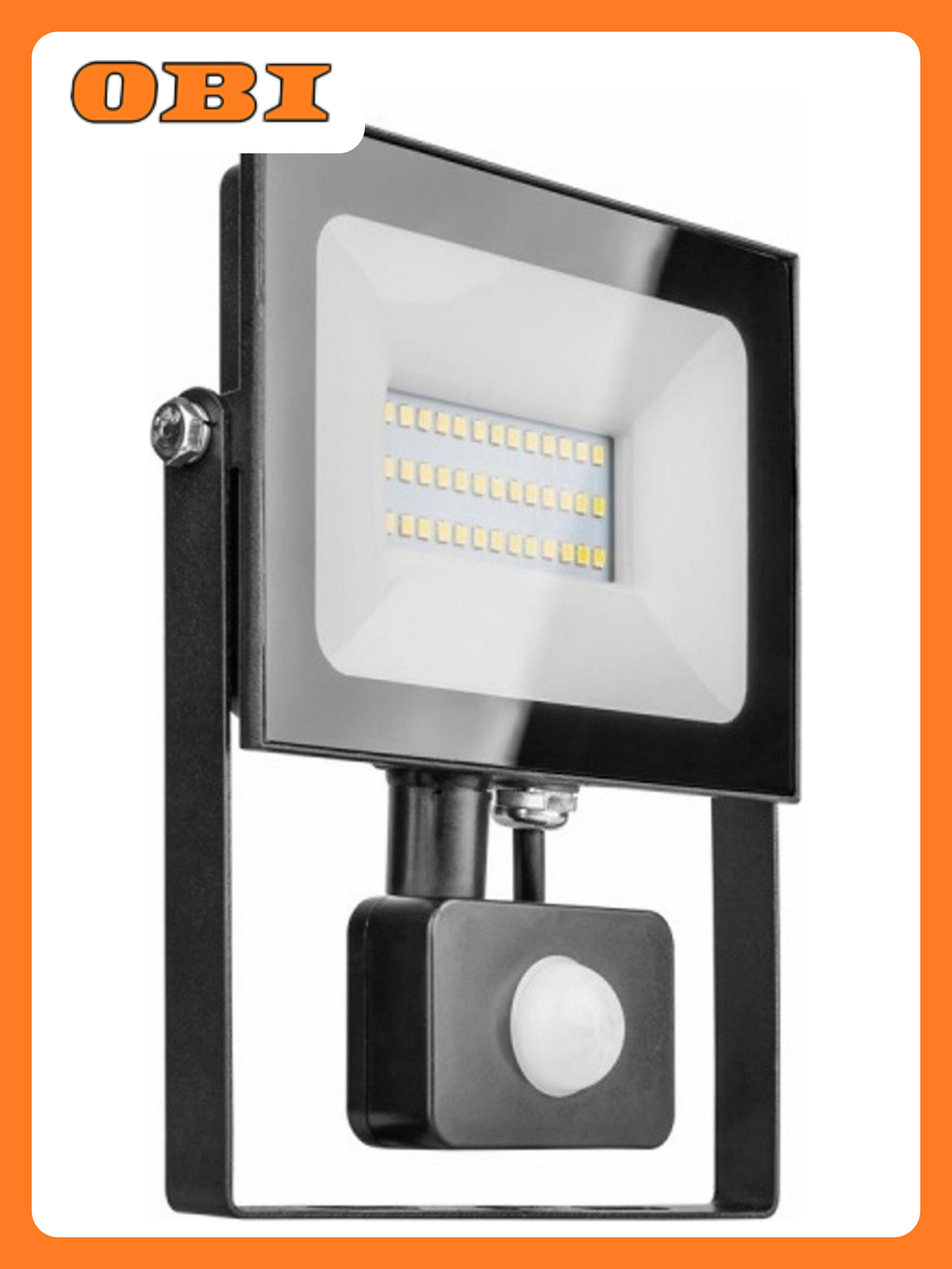 Уличный прожектор онлайт 61984, IP65, датчик движения, 30 Вт