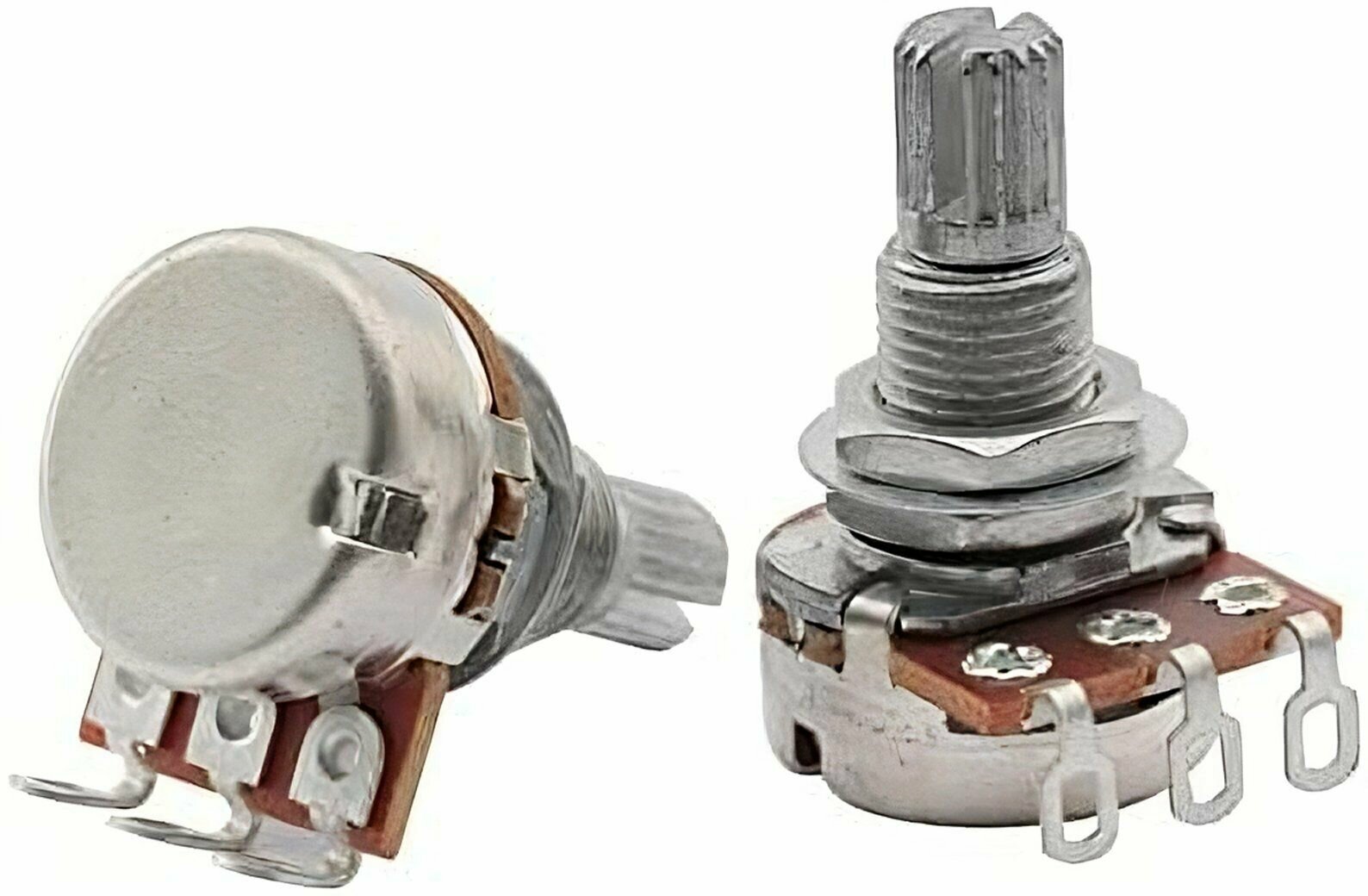 Потенциометры Musiclily A500K, логарифмические, универсальные, металл, 2 шт.