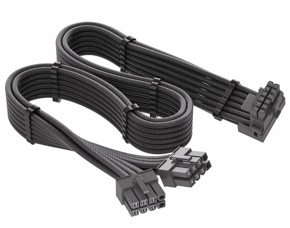 Кабель для подключения периферийных устройств, 0.6 м, черный