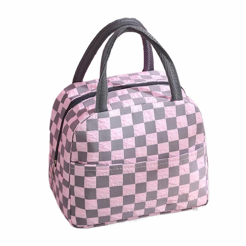 Термосумка для ланч бокса, мини сумка холодильник для продуктов, еды, термоконтейнер маленький для обеда