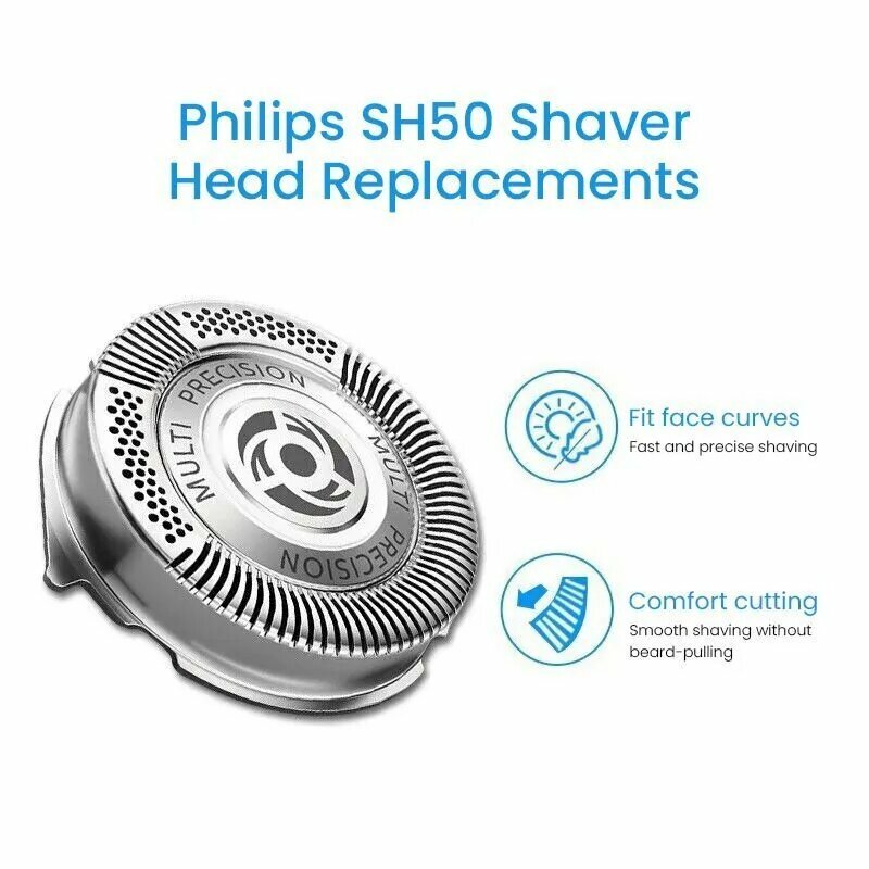 Сменные ножи-лезвия SH50/51 Подходит для бритв Philips 5000 головка (3 шт.)