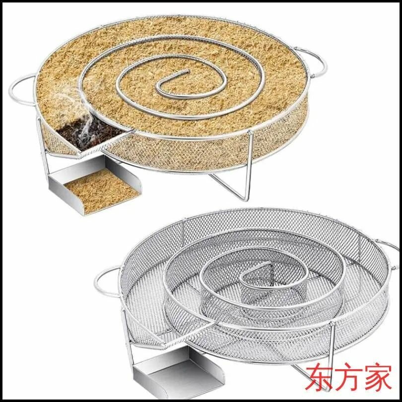 Лабиринтный дымогенератор для холодного копчения Улитка