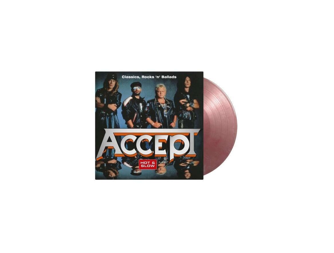 Виниловая пластинка Accept - Hot & Slow: Classics, Rock 'n' Ballads (180g) (Limited Numbered Edition) (Silver & Red Marbled Vinyl) (2 LP)