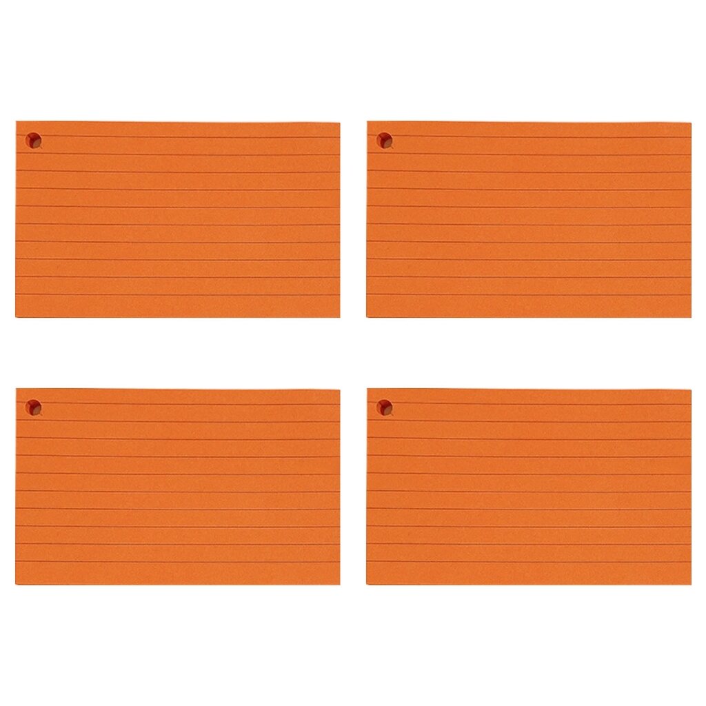 Цветная карточка для заметок на 200 листов, разлинованные учебные карточки размером 3x5 дюймов, маленькие линейчатые карточки для заметок