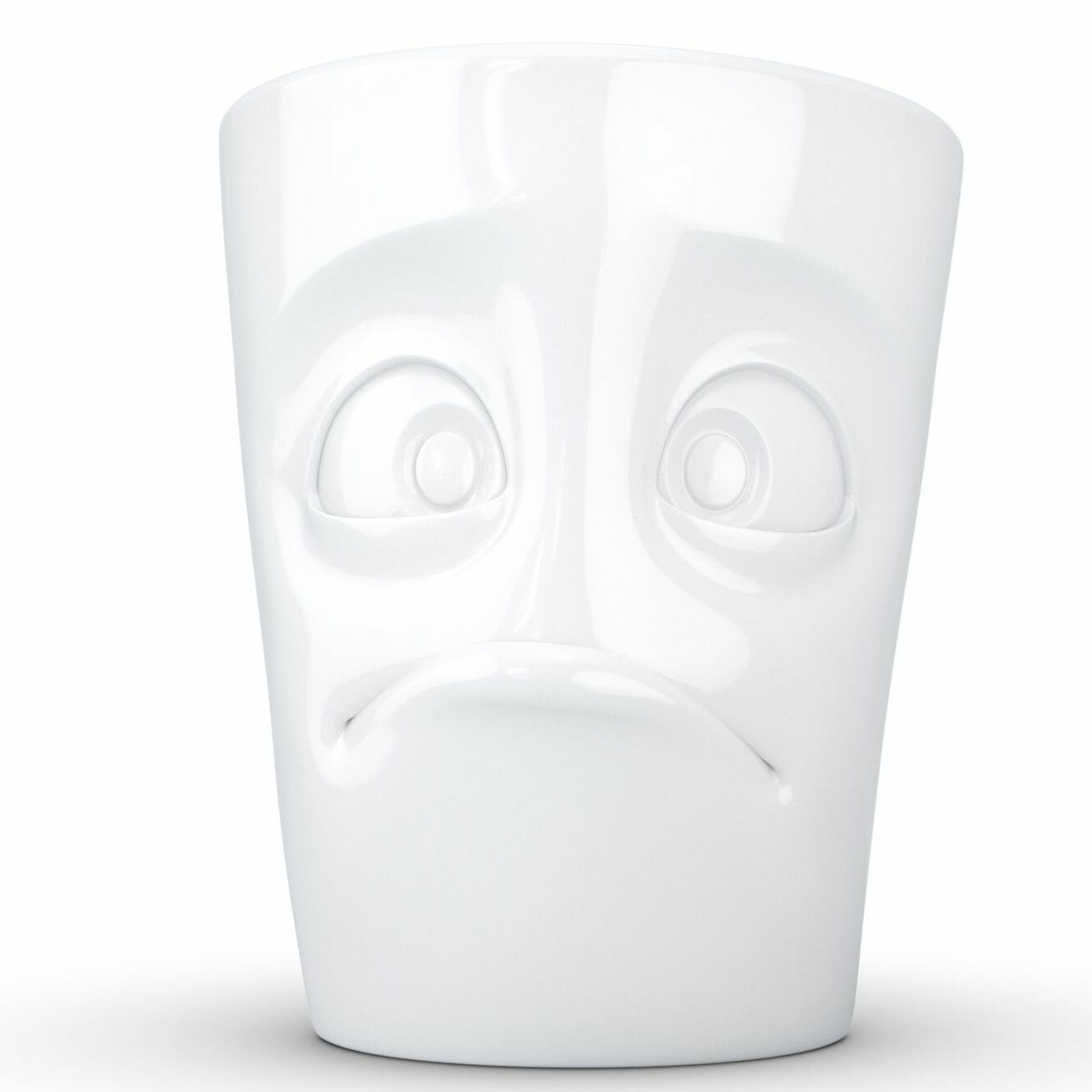 Кружка Tassen Mug with handle Baffled white 01.84.01