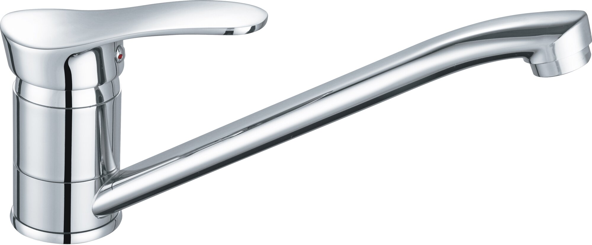 Смеситель для мойки Бриз с эко-режимом серебристый