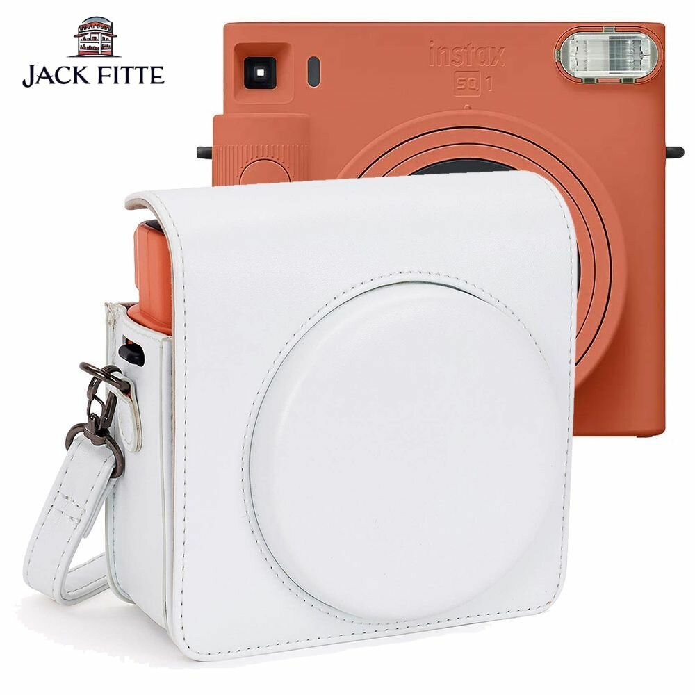 Защитный чехол для фотоаппарата мгновенной печати Fujifilm Instax Square SQ1 Мягкая сумка из искусственной кожи с регулируемым плечевым ремнем-.