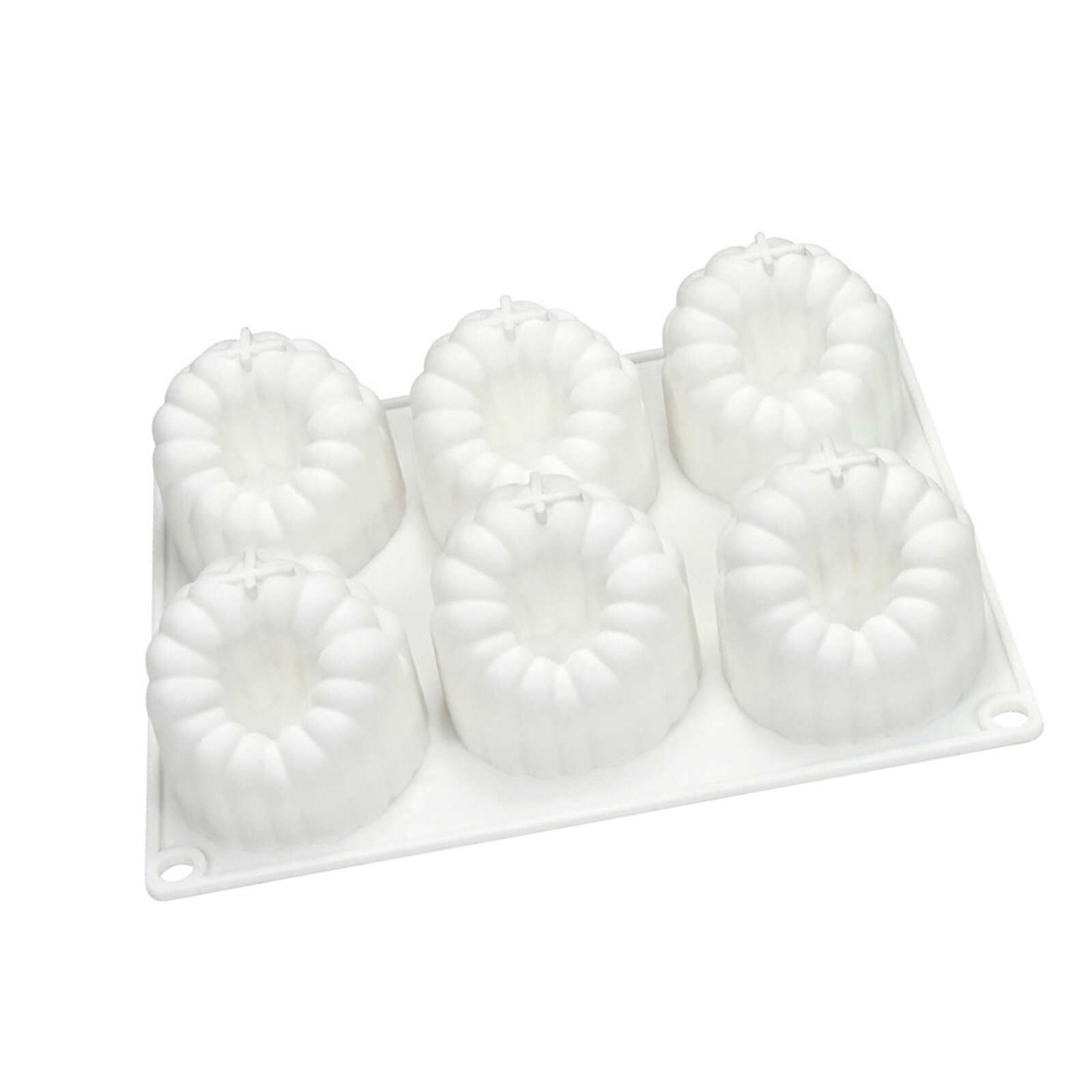 Силиконовые формы для мусса 6 ячеек малина креативные десерты