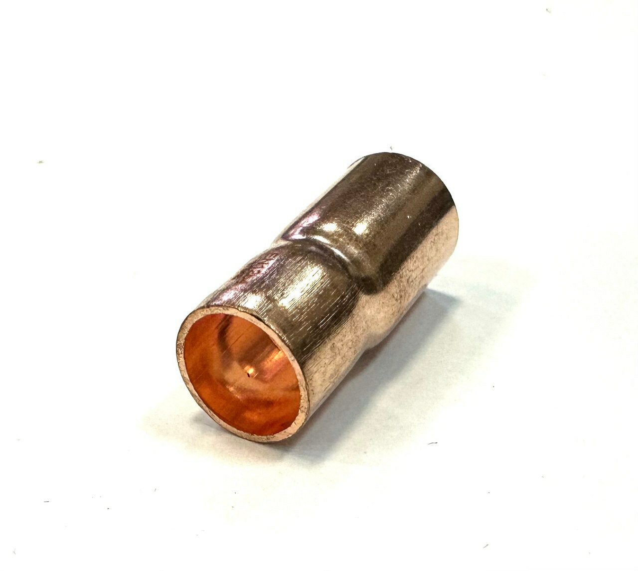 Переход двухраструбный, медный, 10х8 мм. для соединения труб 5 шт