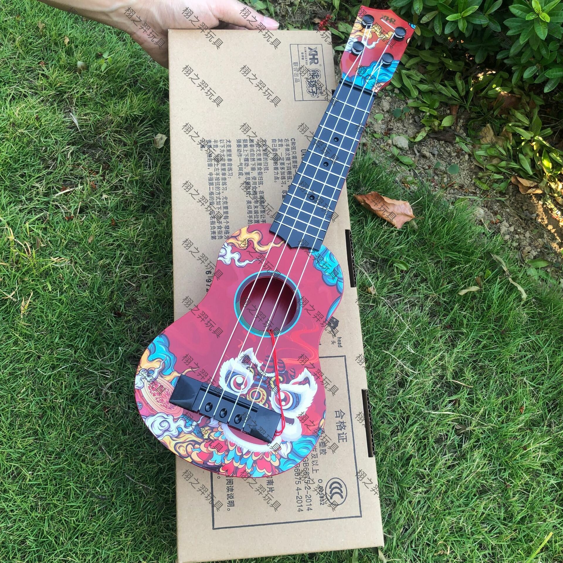 Детская игрушка укулеле в национальном стиле, маленькая гитара, просвещение, раннее образование, музыкальная игрушка,