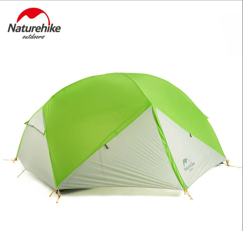 Палатка Naturehike Mongar 2 - зелёная с серым, двухместная