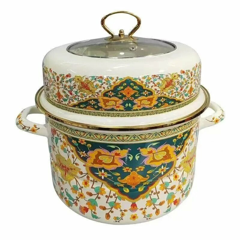 Кастрюля, Эмаль, 5 л