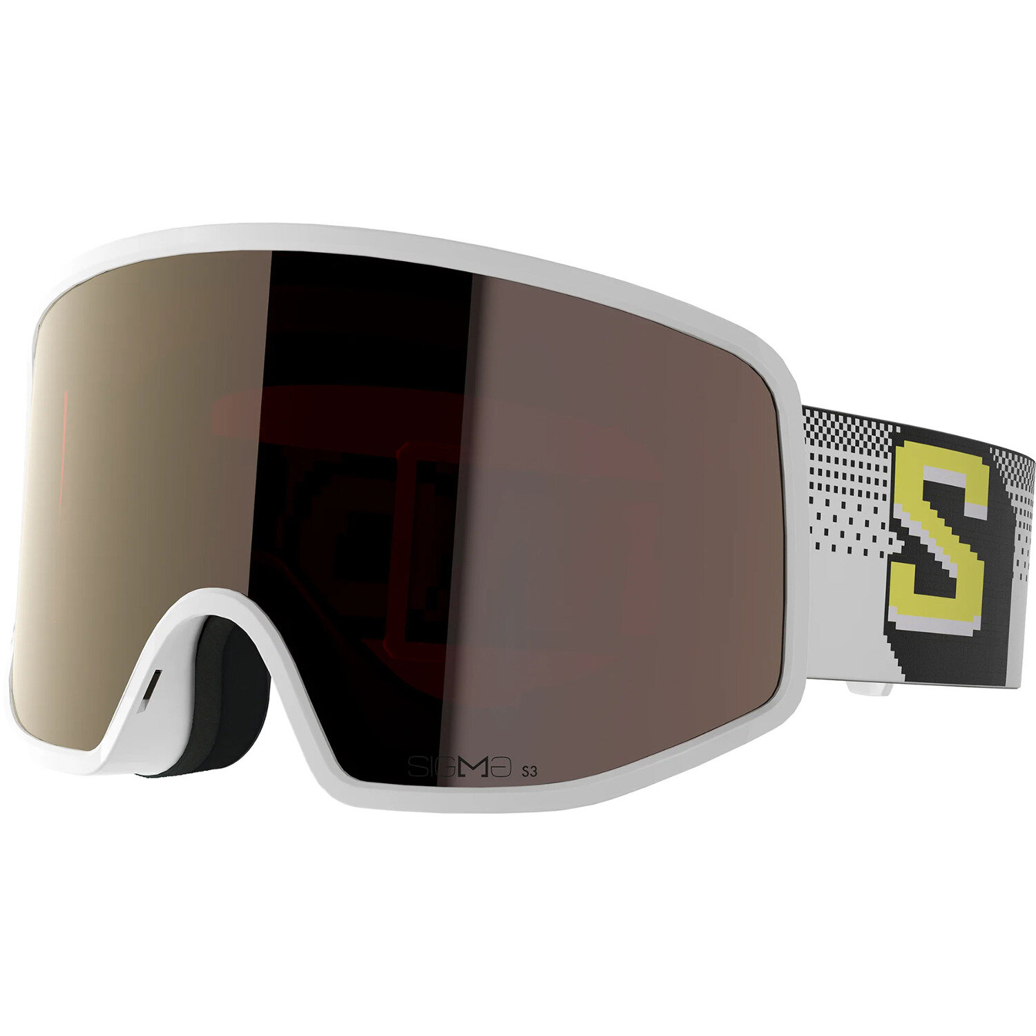 Горнолыжные очки Salomon Sentry Pro Sigma White Cat. 3+1 (с доп. линзой) 25/26 Белый, для мужчин , Белый