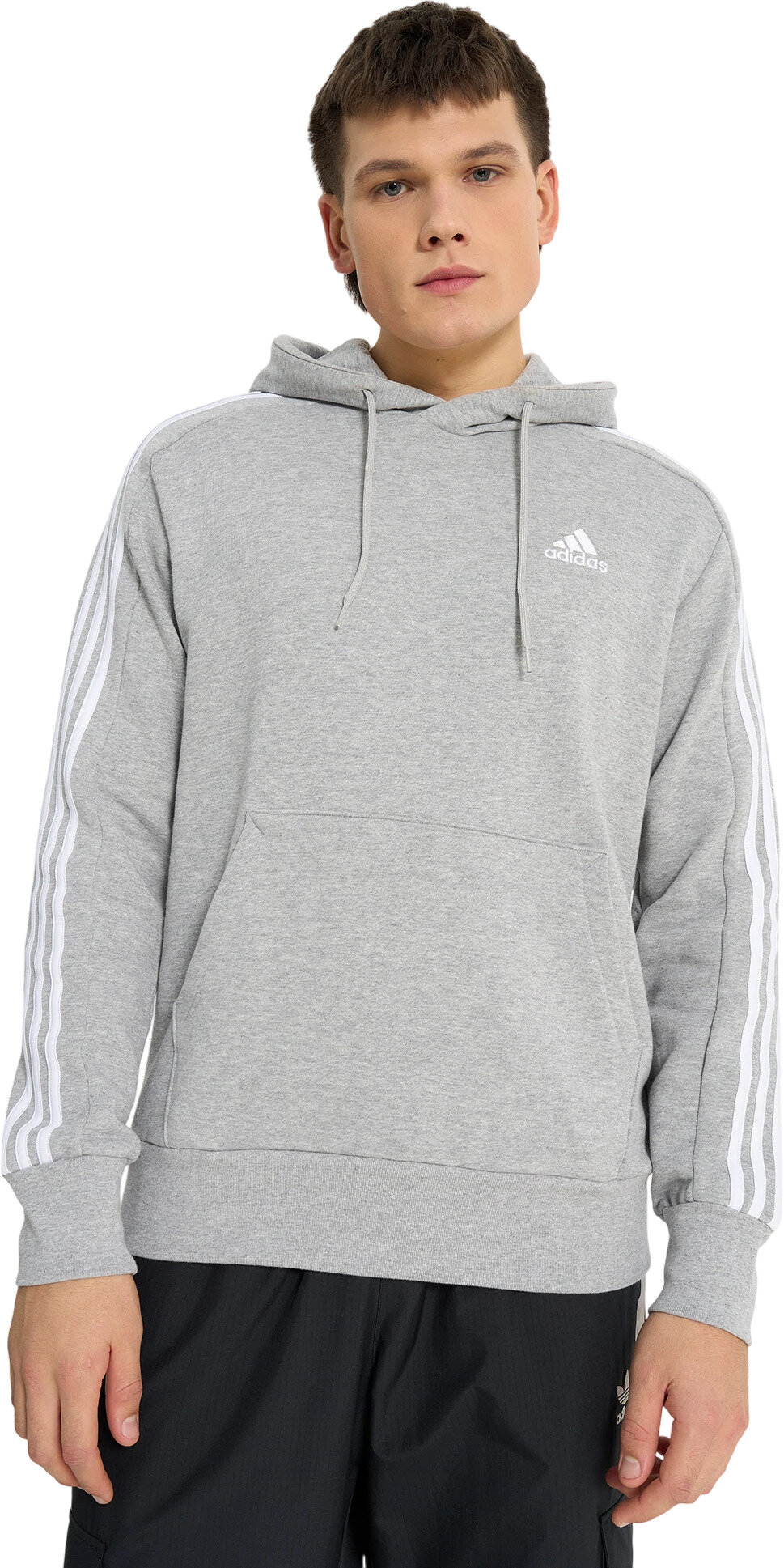 Худи спортивное Essentials French Terry 3-Stripes Hoodie