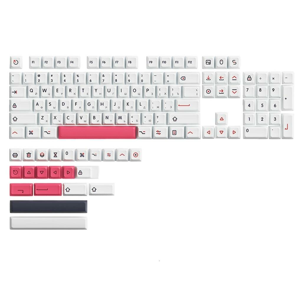 XDA Профиль Кейкапы 126PCS, Русский