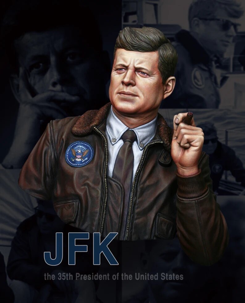 Набор для сборки макета скульптуры JFK Resinking 1/10