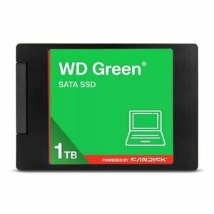 Western Digital Твердотельный диск 1TB WD Green, 2.5", SATA III, [R/W - 545/510 MB/s] 3D-NAND