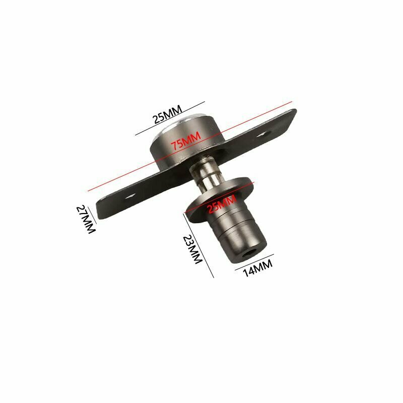 Невидимый дверной ограничитель, магнитный, ультратонкий, сильный магнитный антиударный дверной ограничитель для деревянных дверей в спальне, новый магнитный нержавеющий стальной невидимый напольный ограничитель